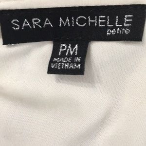 Sara Michelle | Tops | Sara Michelle Creamcolored Blouse With Black ...